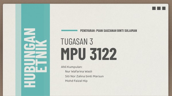 TPB3 MPU3122 WAFA, ZALINA & FAIZAL | Genially