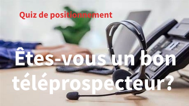 Etes - vous un bon téléprospecteur? | Genially