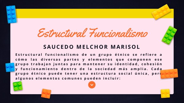Estructural Funcionalismo | Genially