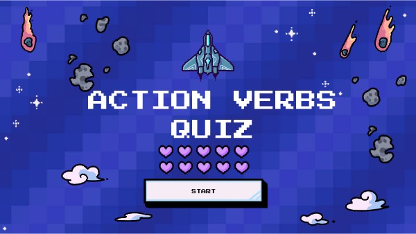 ACTION VERBS QUIZ | Genially