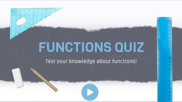 Functions Quiz