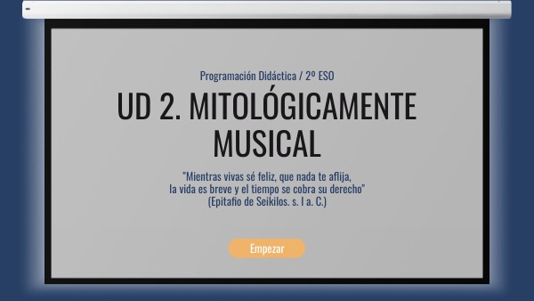 UD 2. MITOLOGICAMENTE MUSICAL