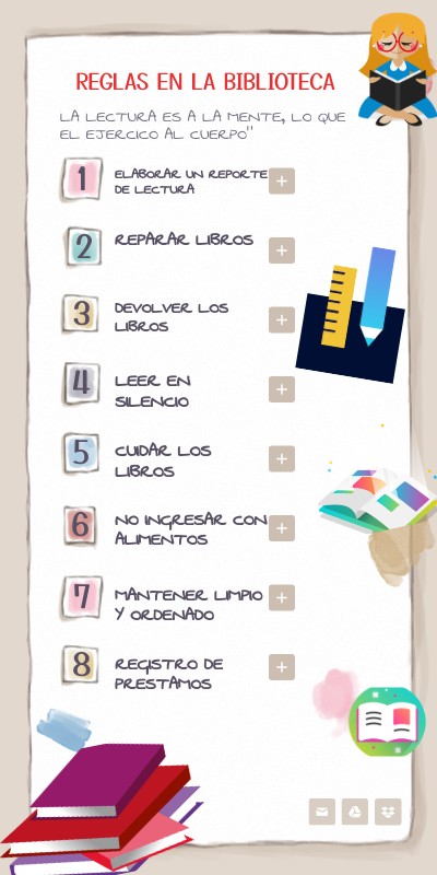 REGLAMENTO EN LA BIBLIOTECA | Genially