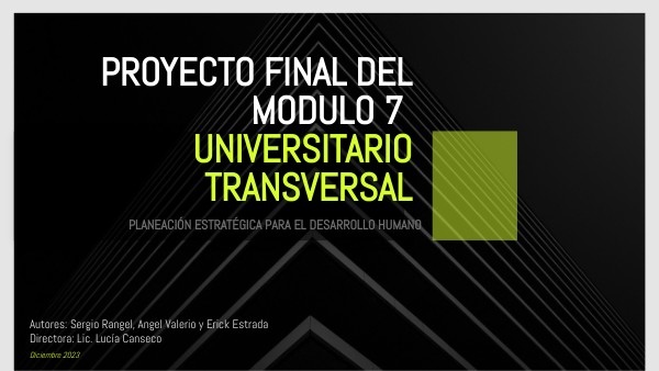 SAE, Proyecto transversal | Genially
