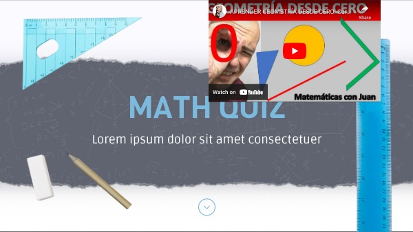 MATHEMATICS QUIZ | Genially