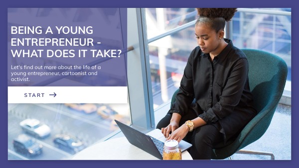 B2 - Being a young entrepreneur - Listening | Genially