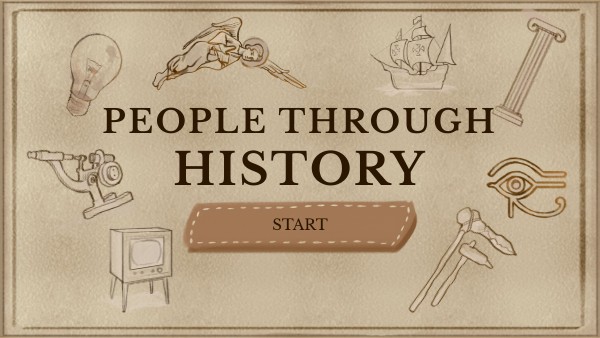 Important people through history