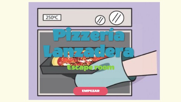 ESCAPE Pizzería Lanzadera | Genially