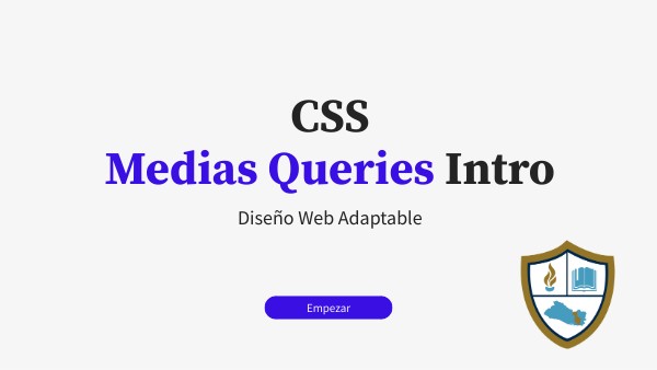 CSS MEDIAS QUERIES INTRO