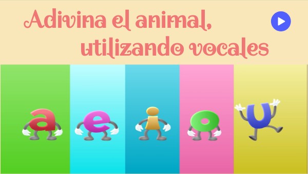 Aprendemos vocales | Genially