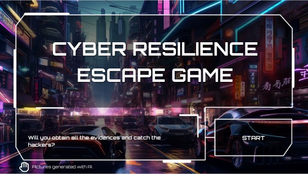 CYBER RESILIENCE ESCAPE GAME | Genially