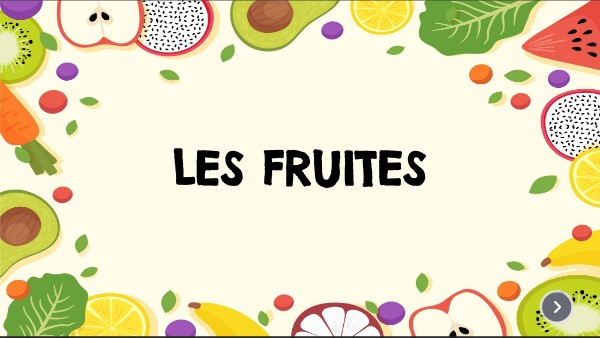 Les fruites