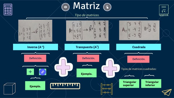 Mapa conceptual: Matriz