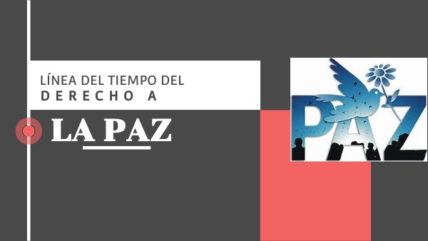 PEACE TIMELINE | Genially