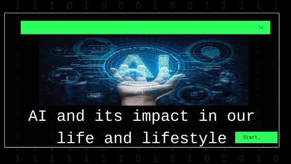 AI and its impact in our life style | Genially