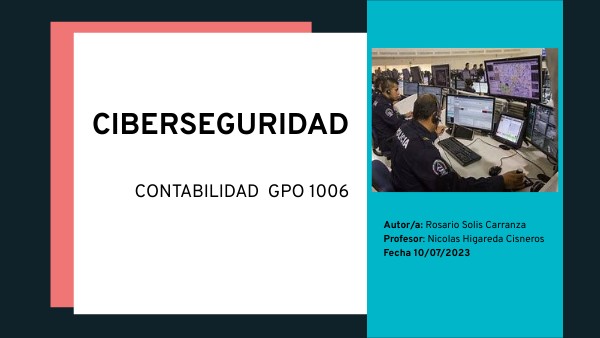 presentación ciberseguridad