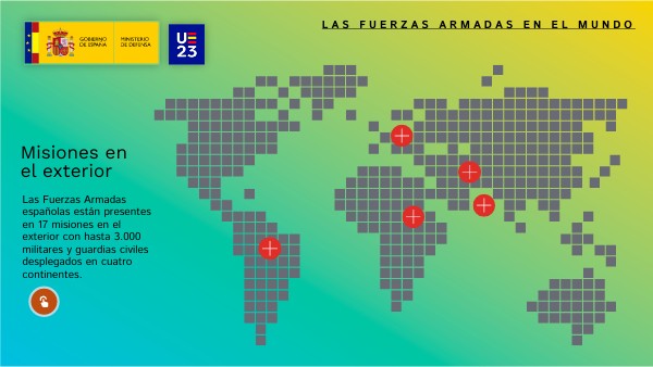 MAPA MISIONES INTERNACIONALES ESPAÑA