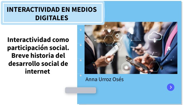 Interactividad en Medios Digitales