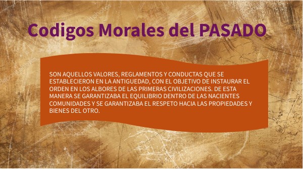 LINEA DEL TIEMPO CODIGOS MORALES DEL PASADO | Genially