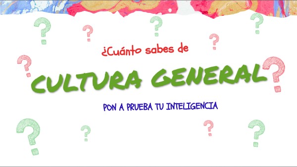 QUIZ CUÁNTO SABES | Genially