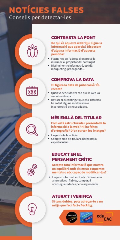 M2/Act.2: Notícies falses. Consells per detectar-les | Genially