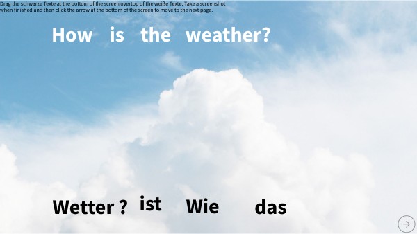 D1. Wie ist das Wetter