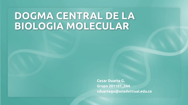 PRESENTACIÓN MEDICINA ADN | Genially