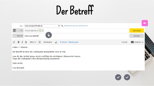 Der Betreff | Genially