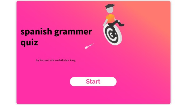SPANISH GRAMMER QUIZ | Genially