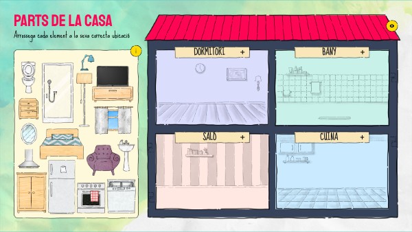 JOC PARTS DE LA CASA | Genially