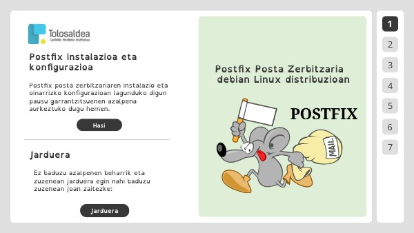 Sakontzeko edukia - Postfix - IRISGARRIA | Genially