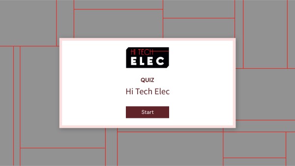 Quiz Hi Tech Elec
