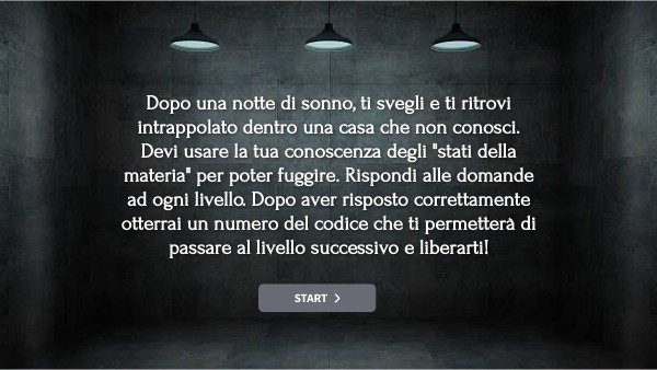 Escape Room - La materia - Scienze | Genially