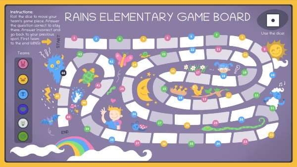 Rains Elementary Game Board