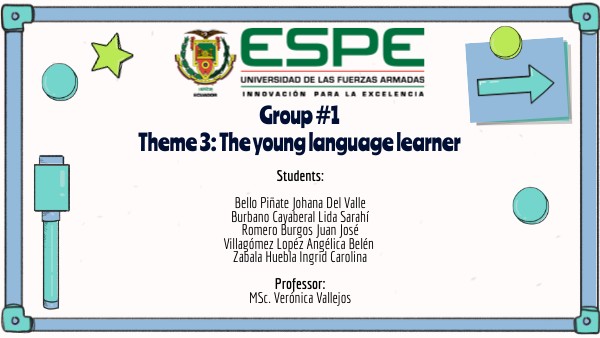 G1.Learning Activity #2: The young language learner. | Genially