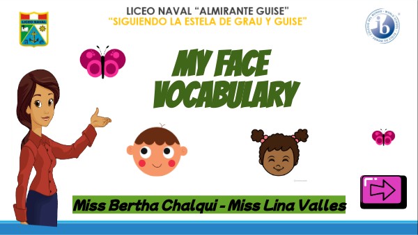 MY FACE - VOCABULARY | Genially