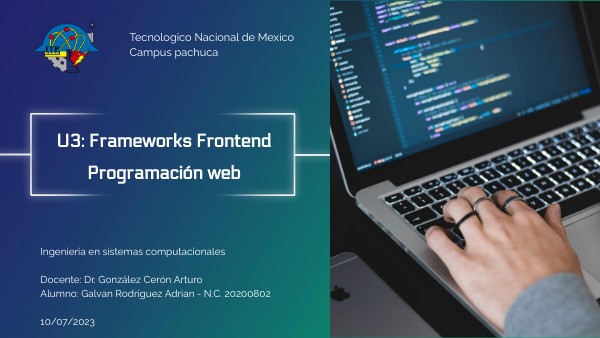 Frameworks frontend - 20200802