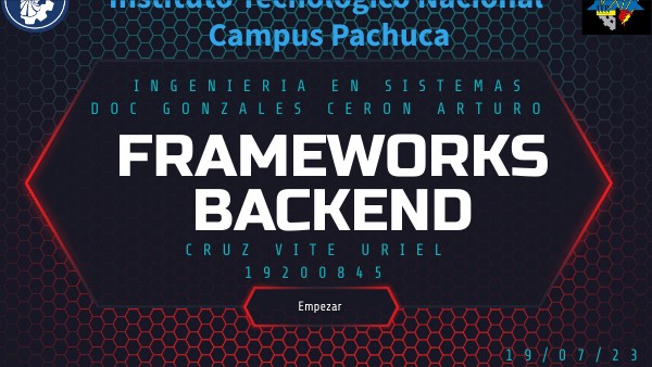 FRAMEWORKS BACKEND