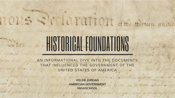 Historical Foundation: Informational Document Dive