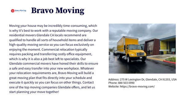 Bravo Moving | Genially