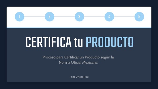 Certificado NOM | Genially