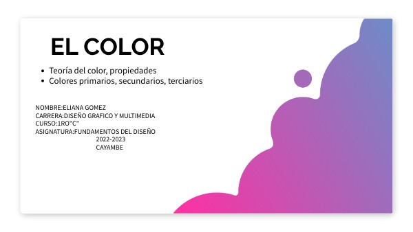 EL COLOR | Genially