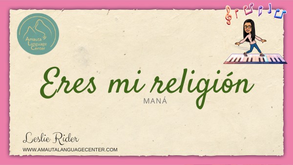 Eres mi religión - Man