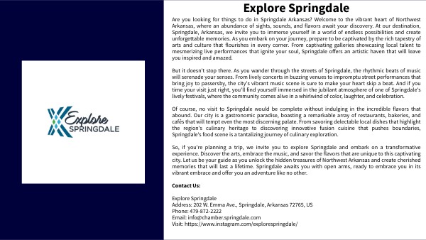 Explore Springdale
