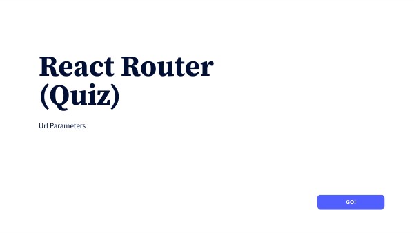 (Quiz) Url Parameters | Genially