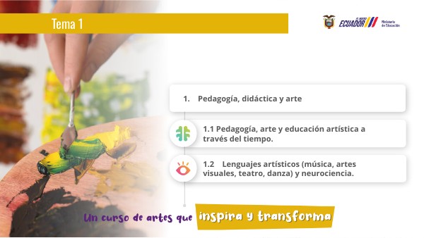 M1 - Tema 1: Pedagogía, didáctica y arte | Genially