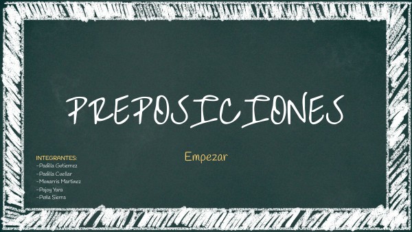 preposiciones | Genially
