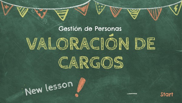 VALORACION DE CARGOS | Genially
