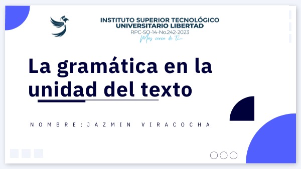 GRAMÁTICA | Genially