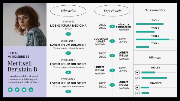 CV DATOS INFOGRÁFICOS | Genially